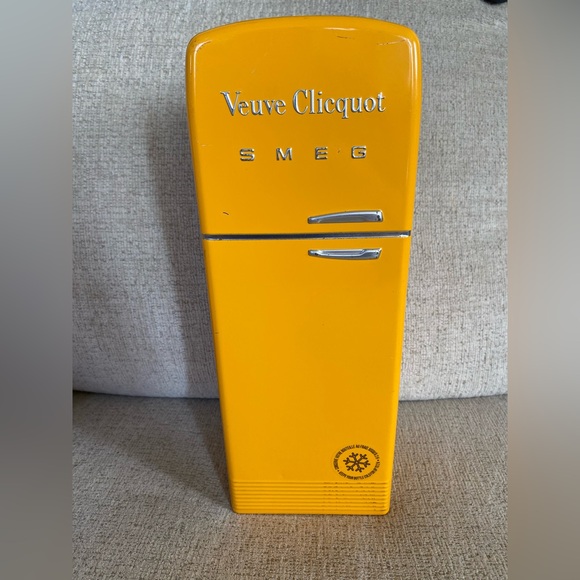 Art | Veuve Clicquot Smeg Yellow Mini Fridge | Poshmark